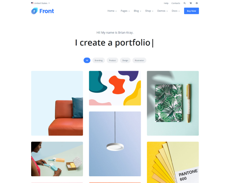 Home Page | Front - Responsive Website Template