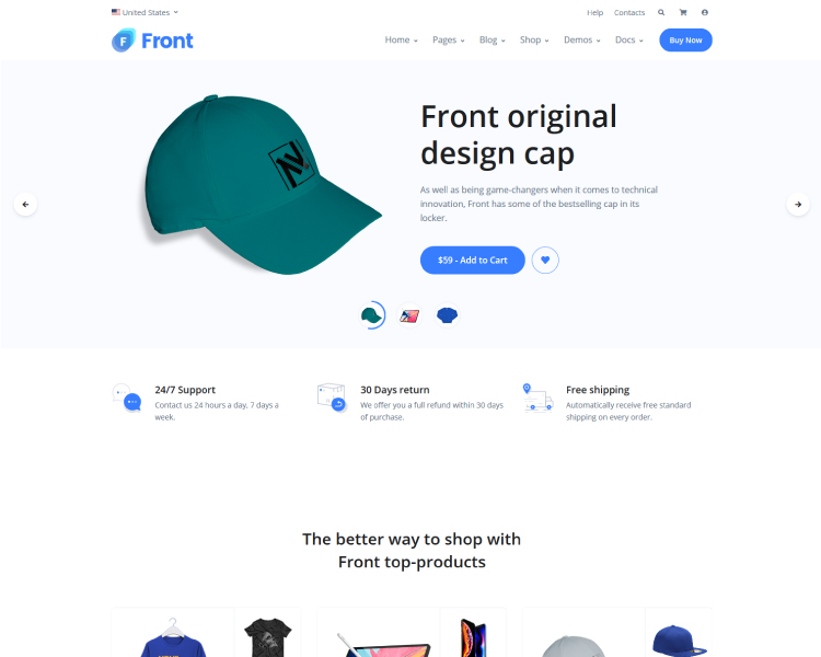 Home Page | Front - Responsive Website Template